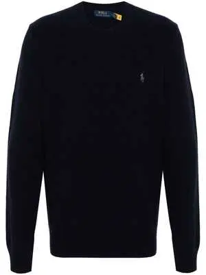 Polo Ralph Lauren Embroidered-logo Jumper - Blue