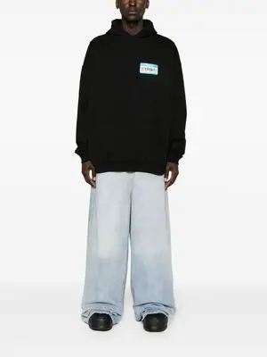 Vetements Name-tag Printed Hoodie