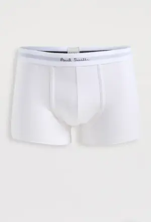 Paul Smith 3 Pack Solid Trunks - White
