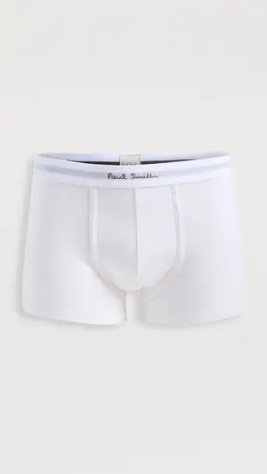 Paul Smith 3 Pack Solid Trunks - White