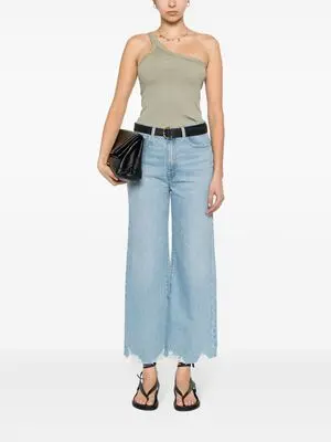 FRAME Le Jane High-rise Wide-leg Jeans - Blue