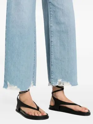FRAME Le Jane High-rise Wide-leg Jeans - Blue