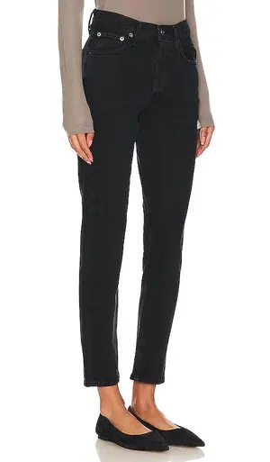 AGOLDE Austin Mid Rise Tapered Slim Jeans