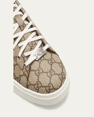 Gucci Ace Low-top Sneakers With Web