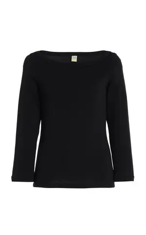 FLORE FLORE Steffi Organic Cotton Top - Black