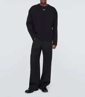 Dolce & Gabbana Logo Detail Crewneck Pullover
