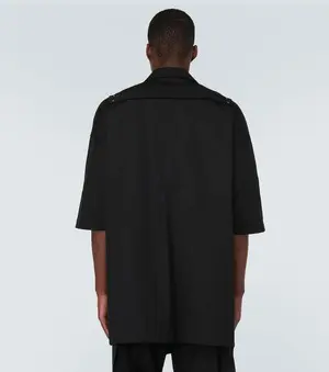 Rick Owens Magnum Tommy Cotton-blend Poplin Shirt - Black