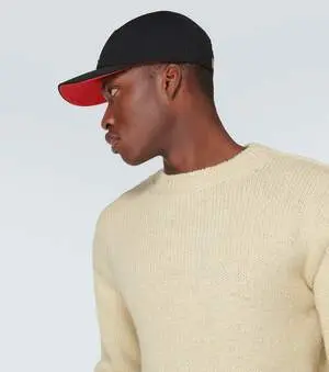 CHRISTIAN LOUBOUTIN Mooncrest Baseball Cap - Black