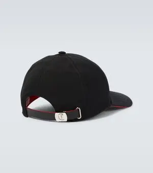 CHRISTIAN LOUBOUTIN Mooncrest Baseball Cap - Black