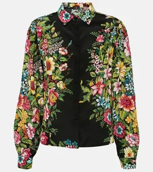 Etro Printed Silk Shirt