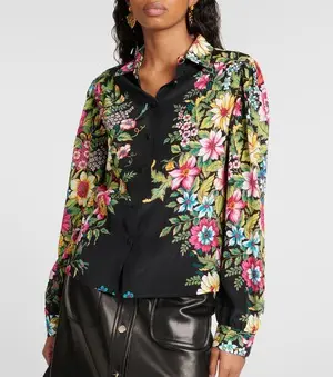 Etro Printed Silk Shirt
