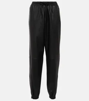 Wardrobe.NYC Leather Jogger Pants