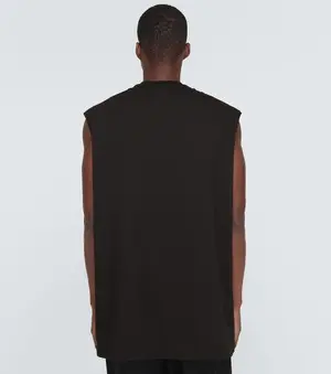 Rick Owens Tarp Cotton T-shirt - Black