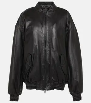 Wardrobe.NYC Leather Bomber Jacket