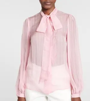Etro Bow-detail Silk Blouse