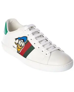 Gucci Gucci X Disney Donald Duck Ace Leather Sneaker White-48