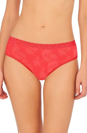 Natori Bliss Allure Lace Briefs Hibiscus