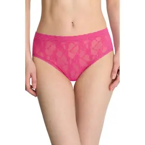 Natori Bliss Allure Lace Briefs Raspberry Glaze