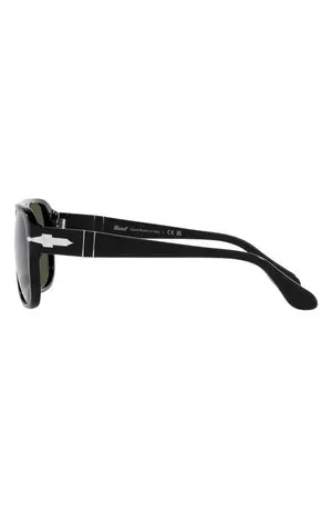 Persol 57mm Pillow Sunglasses