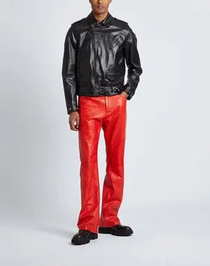 8 BY YOOX Studded Lambskin Biker Jacket