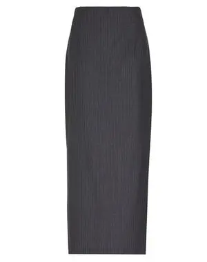 8 BY YOOX Column Long Skirt W/ Back Split Maxi Skirt Size Wool