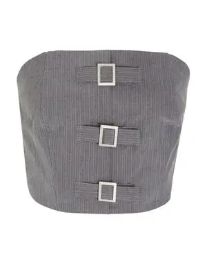 8 BY YOOX Bandeau Bustier Top With Buckle Detail