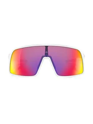 Oakley Sutro Prizm 37mm Shield Sunglasses White