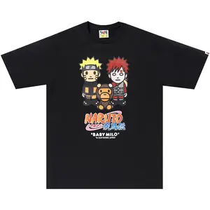 A BATHING APE X Naruto Milo #7 Tee - Black