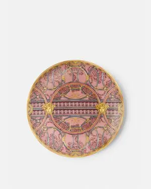Versace Scala Del Palazzo Rosa Plate 21 Cm - Pink