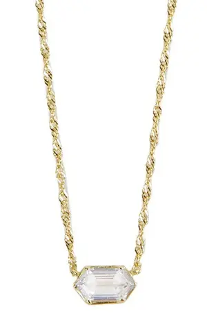 Argento Vivo Cubic Zirconia Pendant Necklace