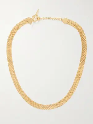 LOREN STEWART Net Sustain Recycled Vermeil Chain Necklace - Gold