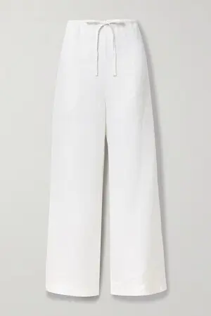 Bondi Born Net Sustain Delphi Organic Linen Straight-leg Pants