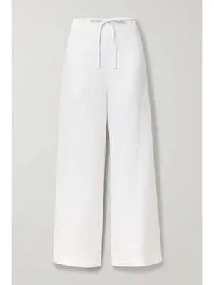 Bondi Born Net Sustain Delphi Organic Linen Straight-leg Pants
