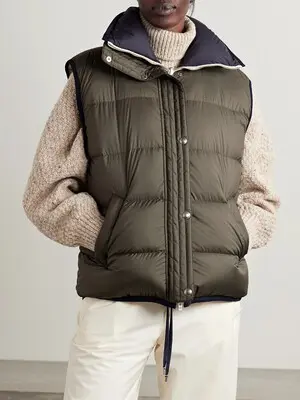 Loro Piana Andry Reversible Quilted Down Vest