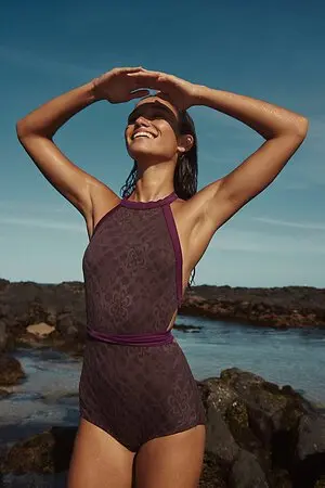 Free People Free-est Heidi One-piece Surf Suit Brownstone