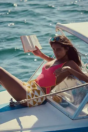 Free People Free-est Amber One-Piece Swimsuit Punch