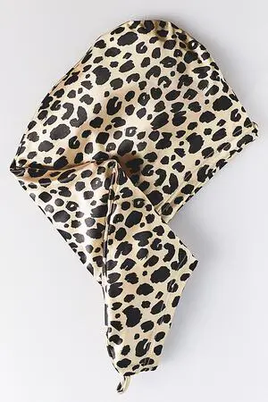 MUAVES Satin Hair Wrap - Wild Leopardess