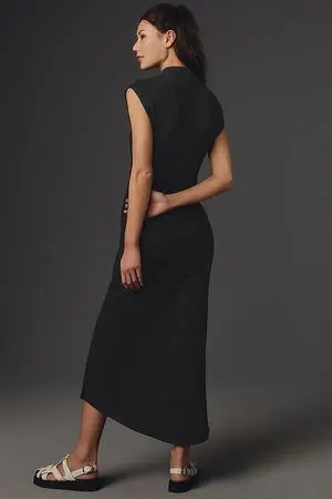 DAILY PRACTICE Ruched Midi Dress