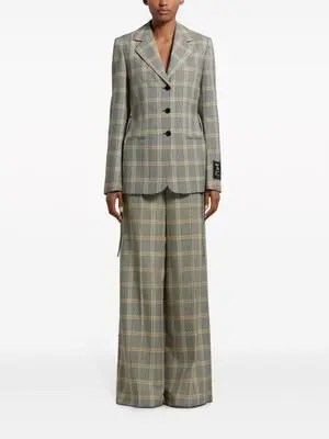 Marni Plaid Virgin Wool-blend Blazer