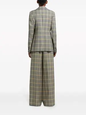 Marni Plaid Virgin Wool-blend Blazer