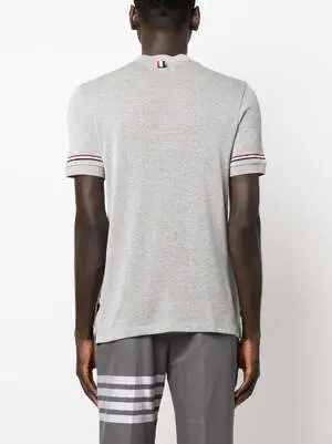 Thom Browne Grosgrain-loop Short-sleeve T-shirt