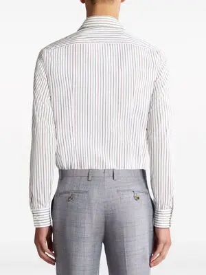 Etro Logo-embroidered Cotton Shirt - White