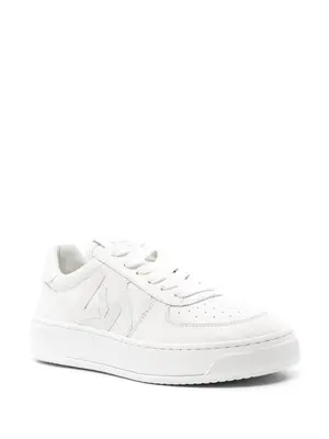 STUART WEITZMAN Courtside Monogram Leather Sneakers