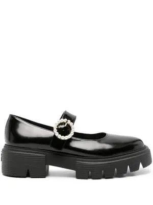 STUART WEITZMAN Nolita Leather Mary Jane Loafers