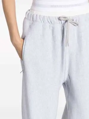 Alexander Wang Logo-waistband Layered Track Pants