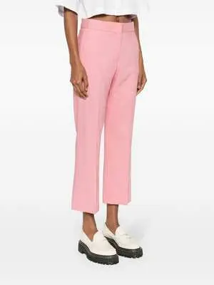 MSGM Straight-leg Cropped Trousers