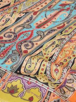 Etro Paisley-print Rectangle-shape Scarf - Orange