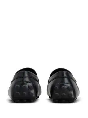 TOD'S Gommino T Timeless Leather Loafers - Black