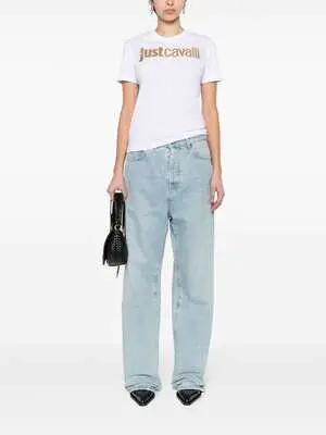Just Cavalli Logo-print T-shirt - White