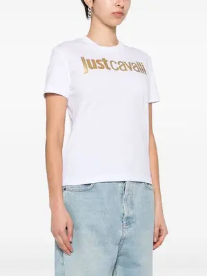 Just Cavalli Logo-print T-shirt - White